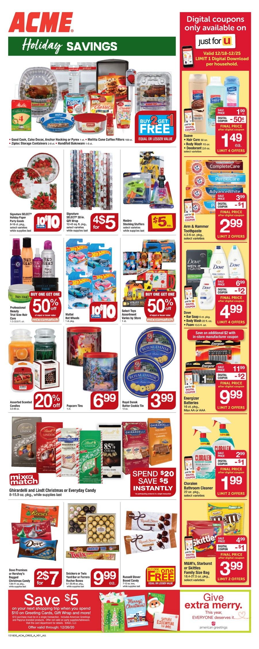 Acme Weekly Ad Dec 18 – Dec 25, 2020