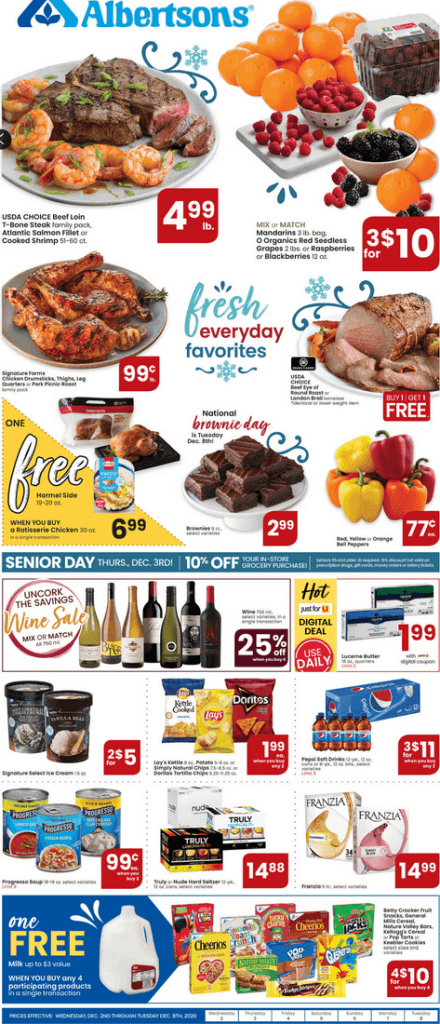 Albertsons Weekly Ad Dec 02 – Dec 08, 2020