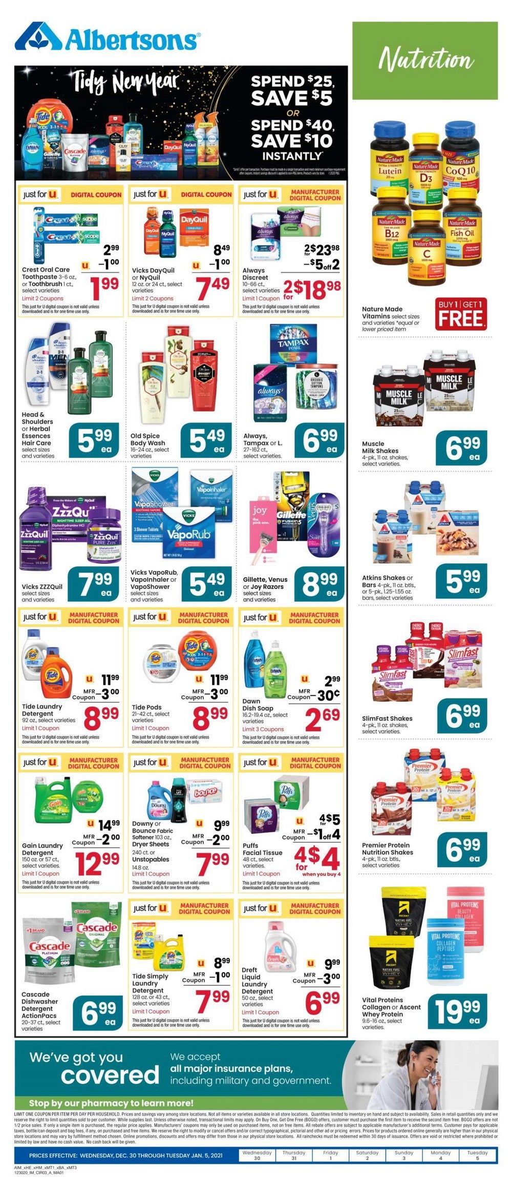 Albertsons Weekly Ad Dec 30, 2020 – Jan 05, 2021