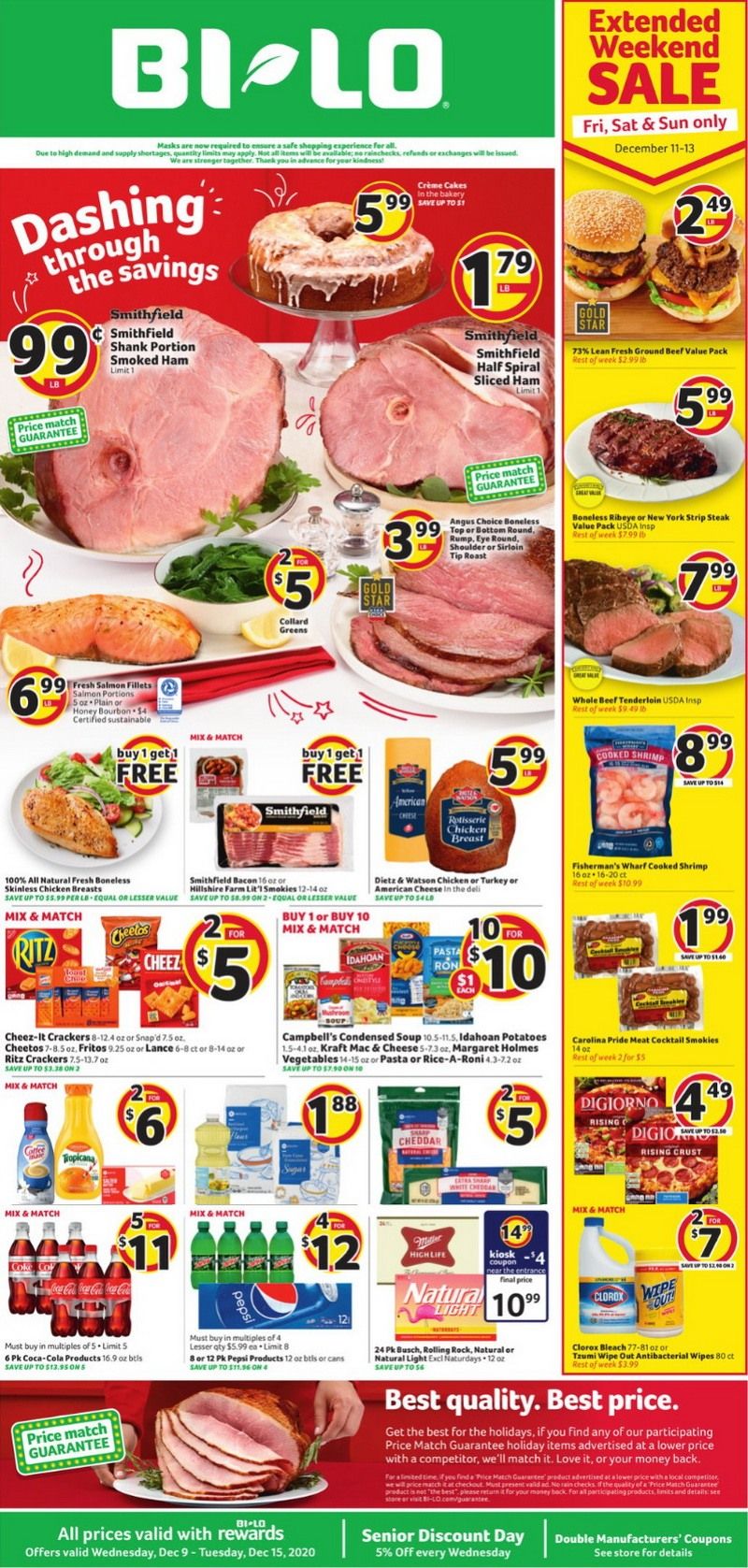 BI-LO Weekly Circular Dec 09 – Dec 15, 2020