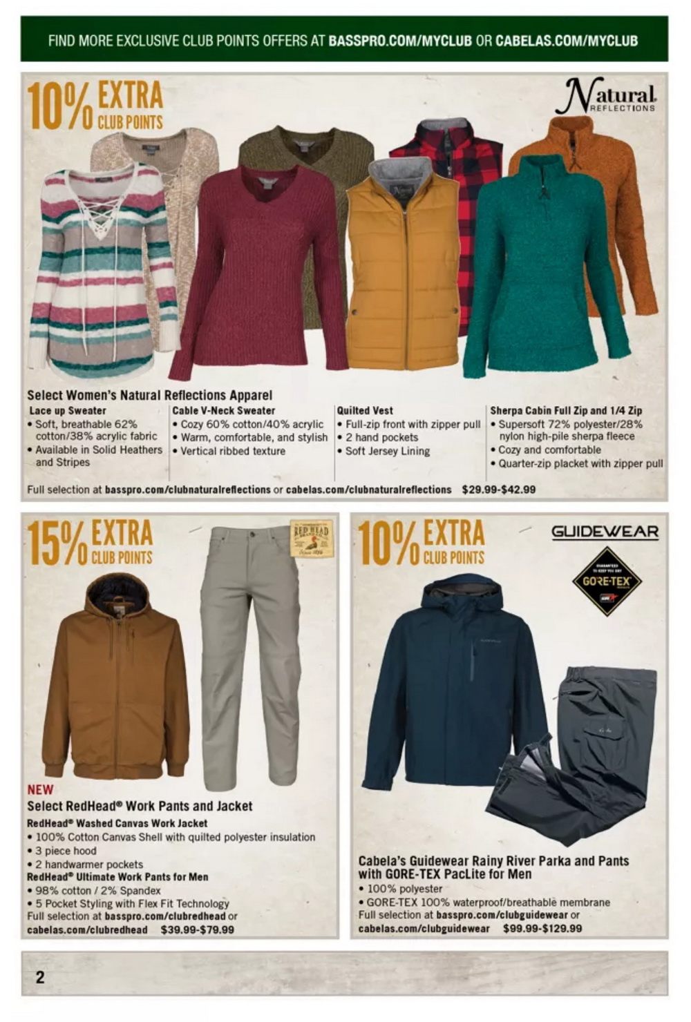 Bass Pro Shops Gear Guide Sale Dec 01 – Dec 31, 2020