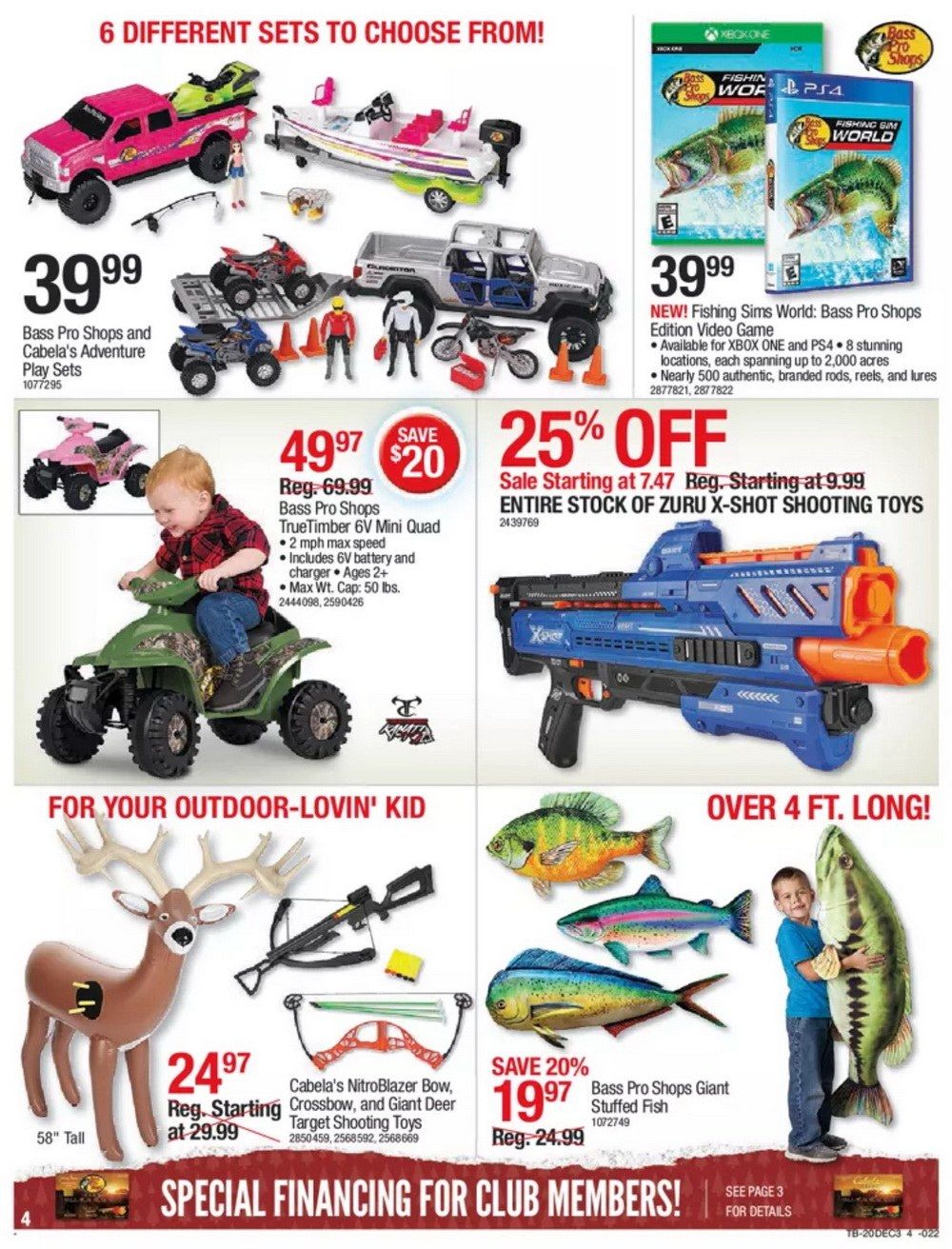 Bass Pro Shops Holiday Gift Guide Dec 17 – Dec 24, 2020