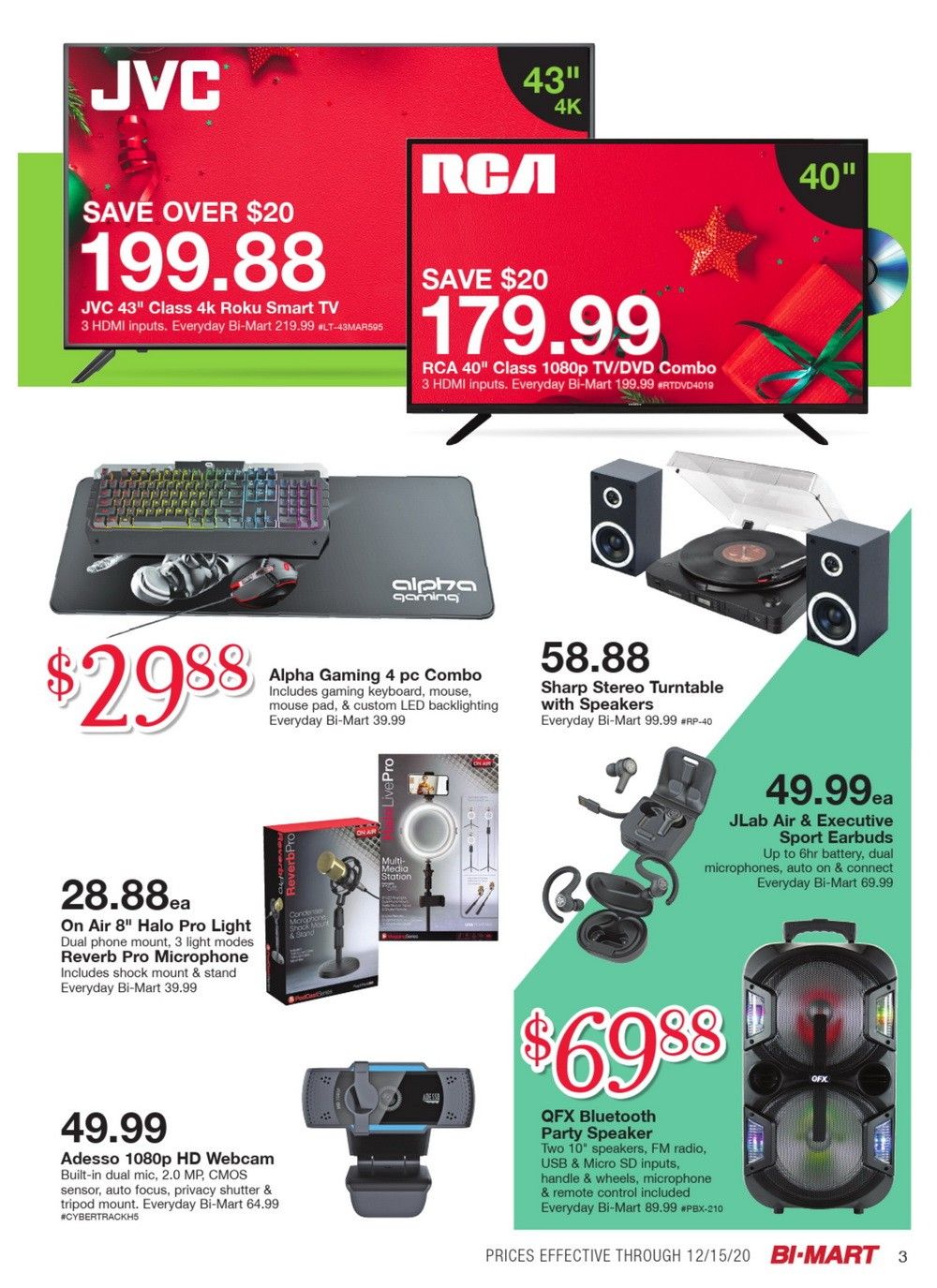 Bi-Mart Weekly Ad Dec 01 – Dec 15, 2020
