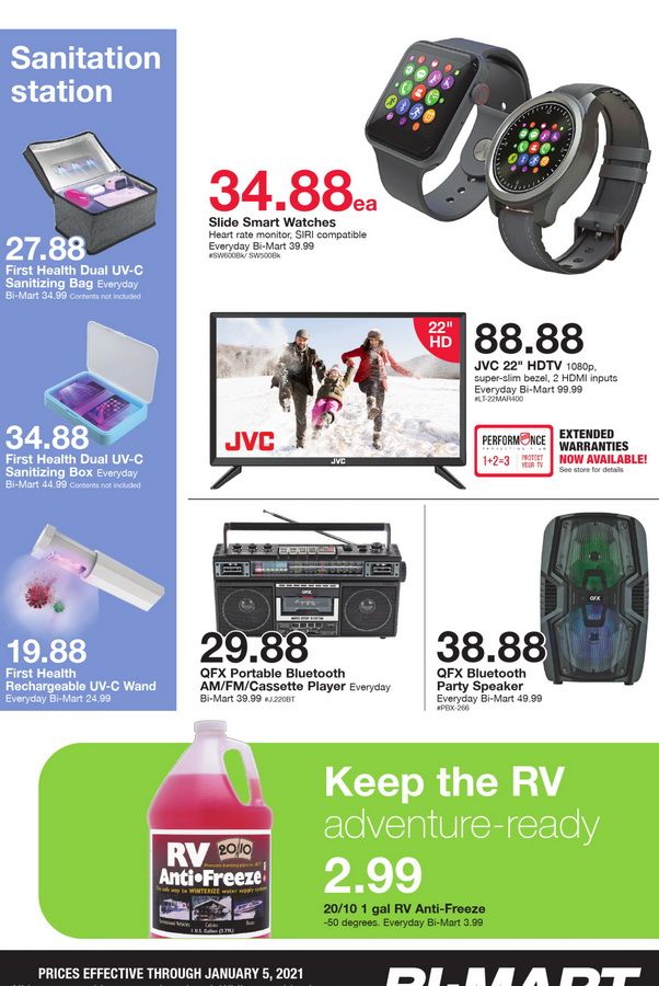 Bi-Mart Weekly Ad Dec 27 – Jan 05, 2021