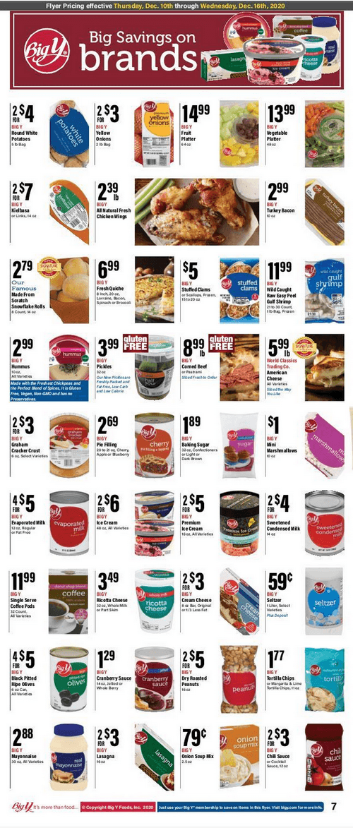Big Y Weekly Ad Dec 10 – Dec 16, 2020