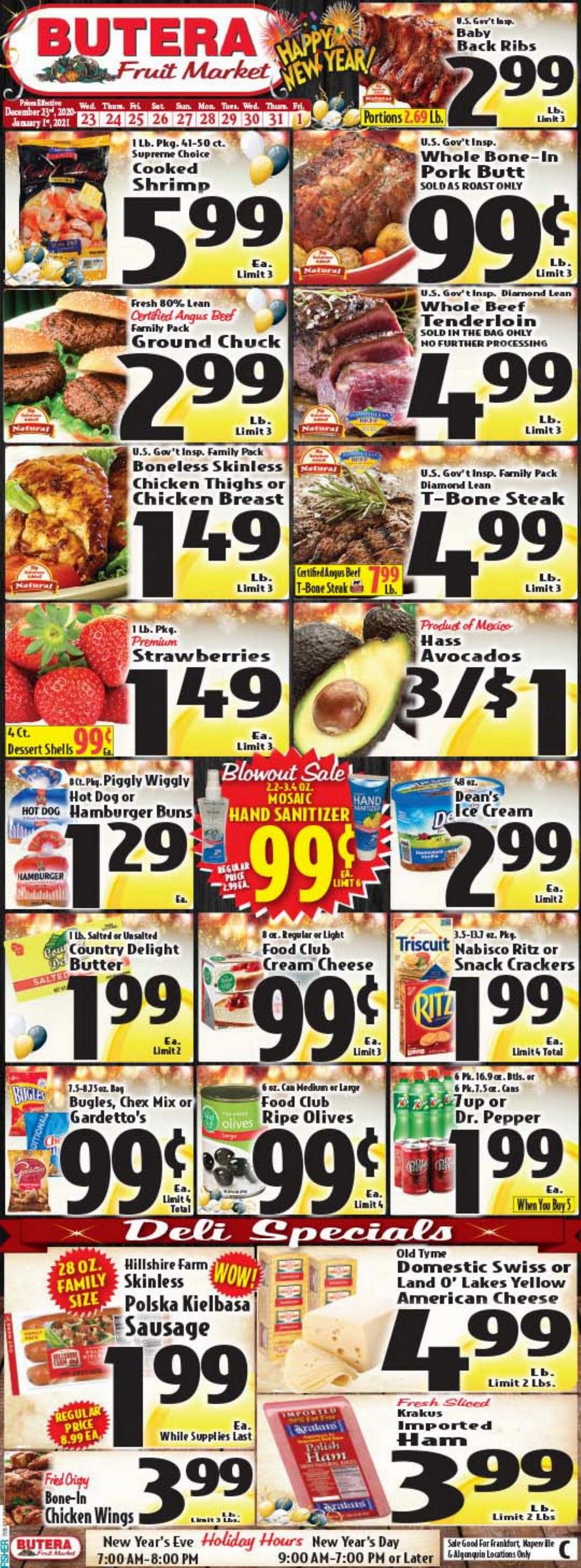 Butera Weekly Ad Dec 23, 2020 – Jan 01, 2021