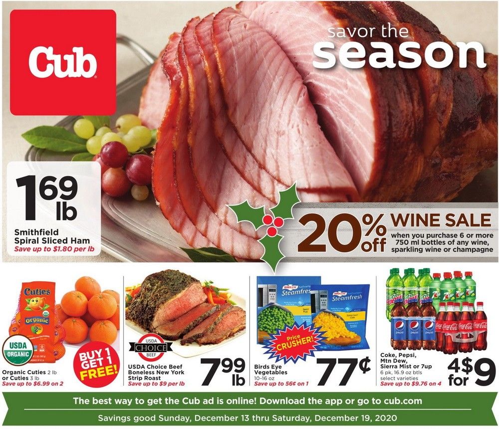 Cub Foods Weekly Ad Dec 13 – Dec 19, 2020