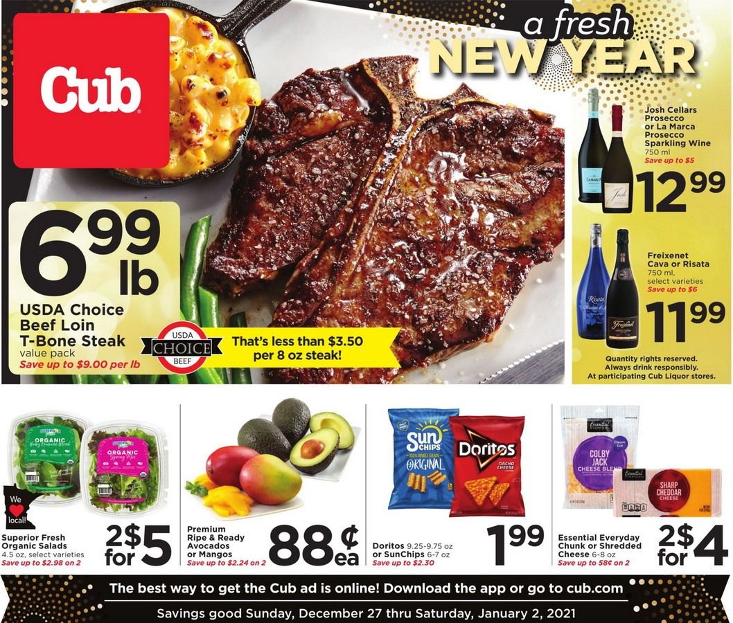 Cub Foods Weekly Ad Dec 27, 2020 – Jan 02, 2021