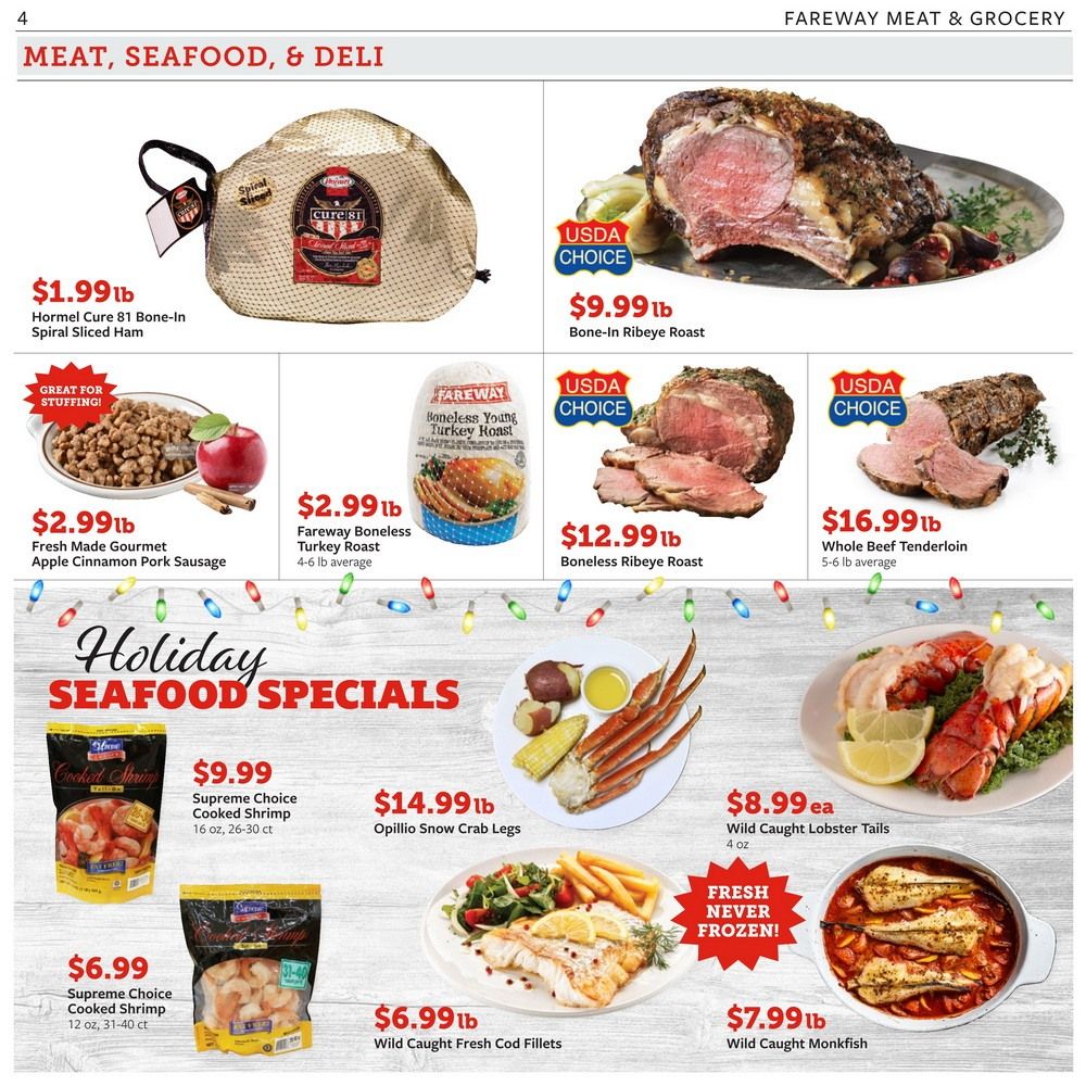 Fareway Weekly Ad Dec 15 – Dec 24, 2020