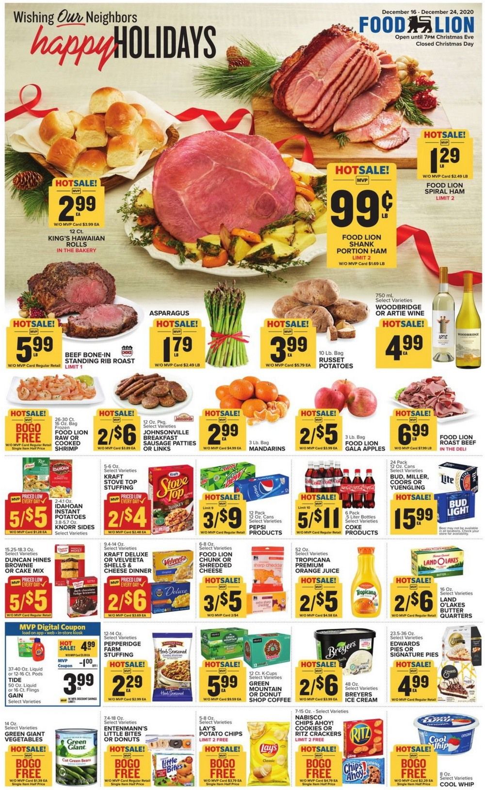 Food Lion Weekly Ad Dec 16 – Dec 24, 2020