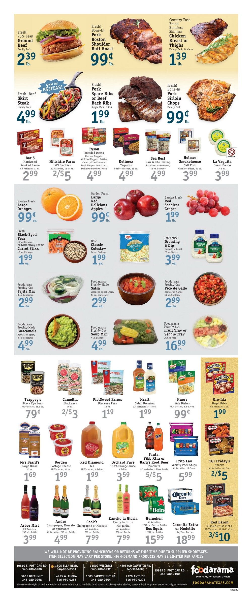 Foodarama Weekly Ad Dec 30, 2020 – Jan 05, 2021