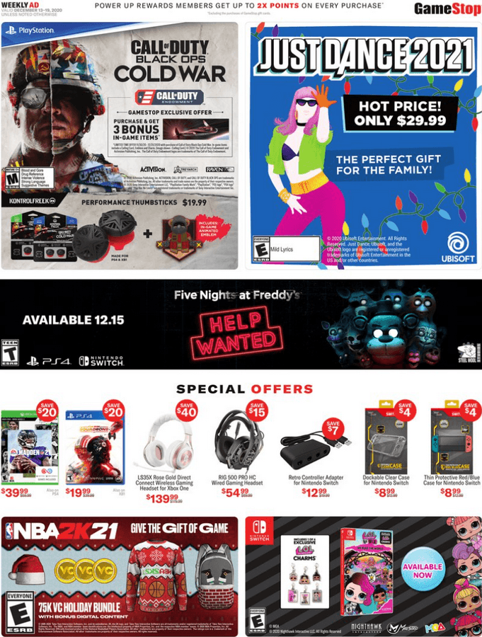 GameStop Weekly Ad Dec 13 – Dec 19, 2020