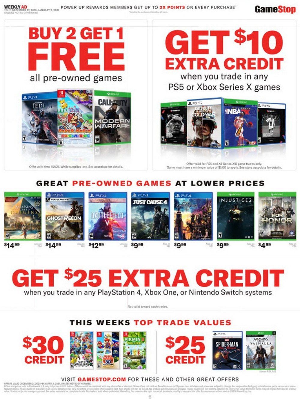 GameStop Weekly Ad Dec 27, 2020 – Jan 02, 2021