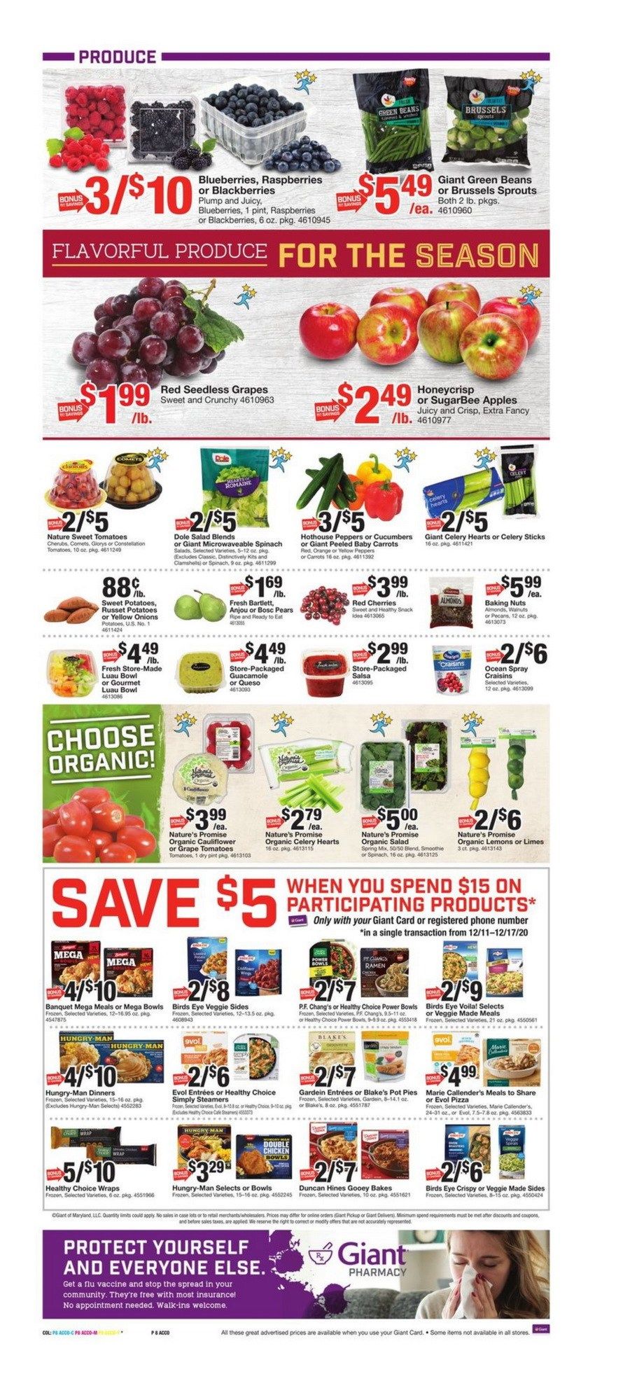 Giant Food Weekly Ad Dec 11 – Dec 17, 2020