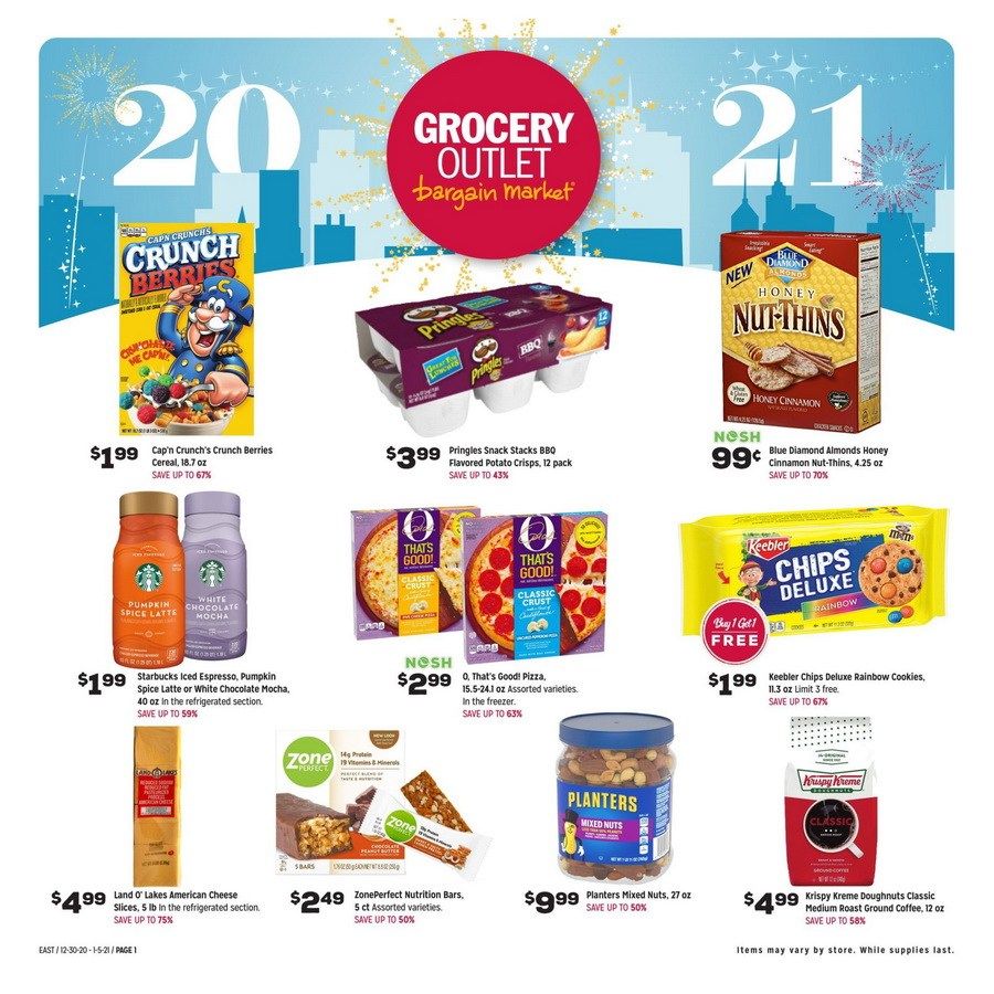 Grocery Outlet Weekly Ad Dec 30, 2020 – Jan 05, 2021