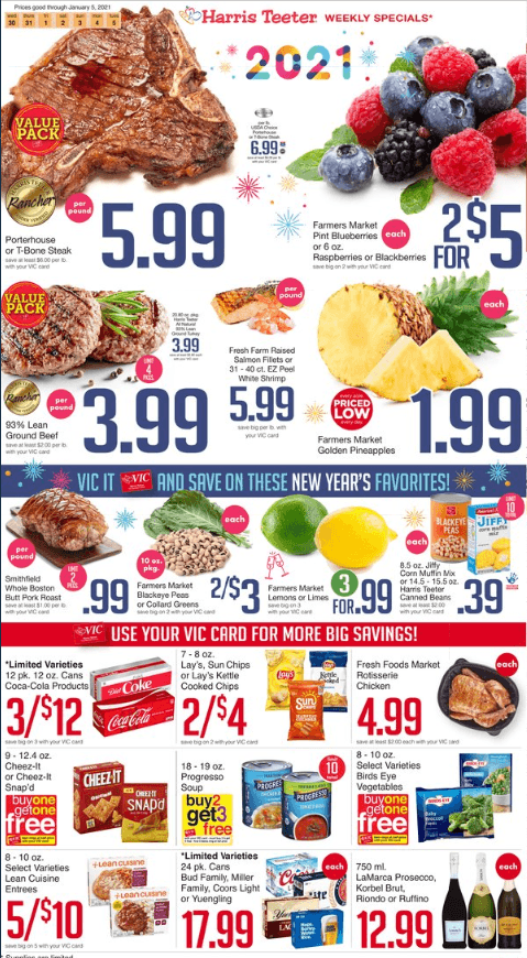 Harris Teeter Weekly Ad Dec 30, 2020 – Jan 05, 2021