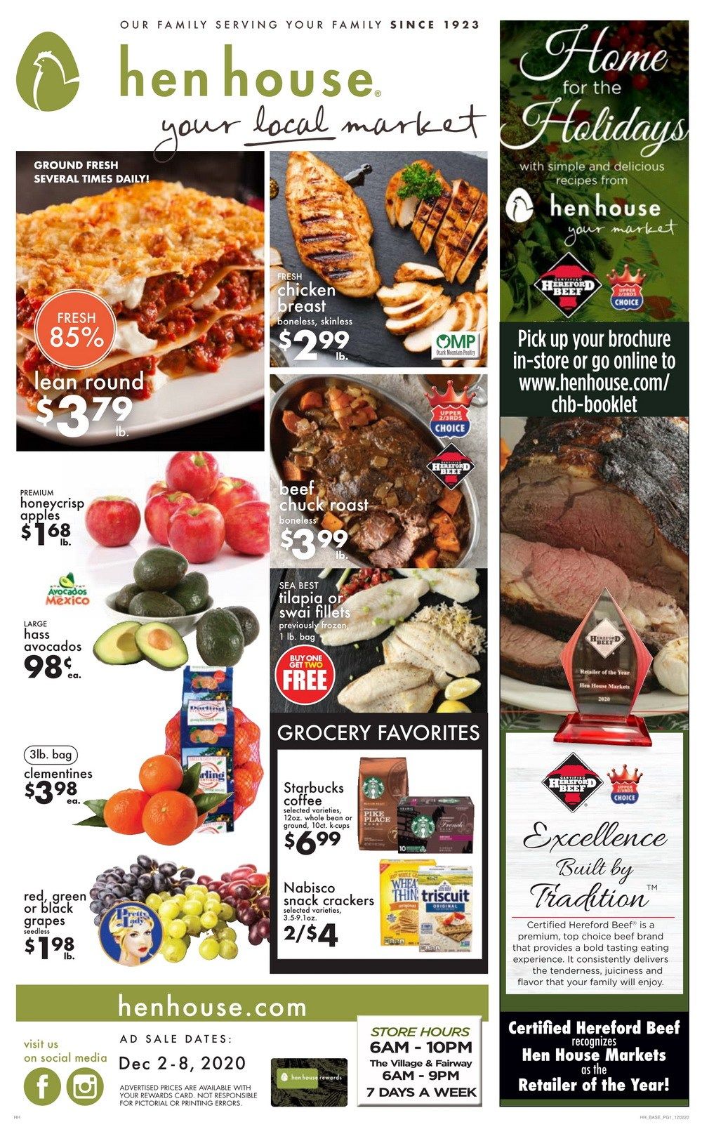 Hen House Weekly Circular Dec 02 – Dec 08, 2020