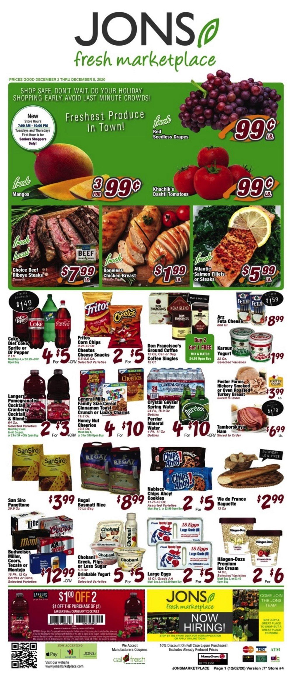 Jons Weekly Ad Dec 02 – Dec 08, 2020