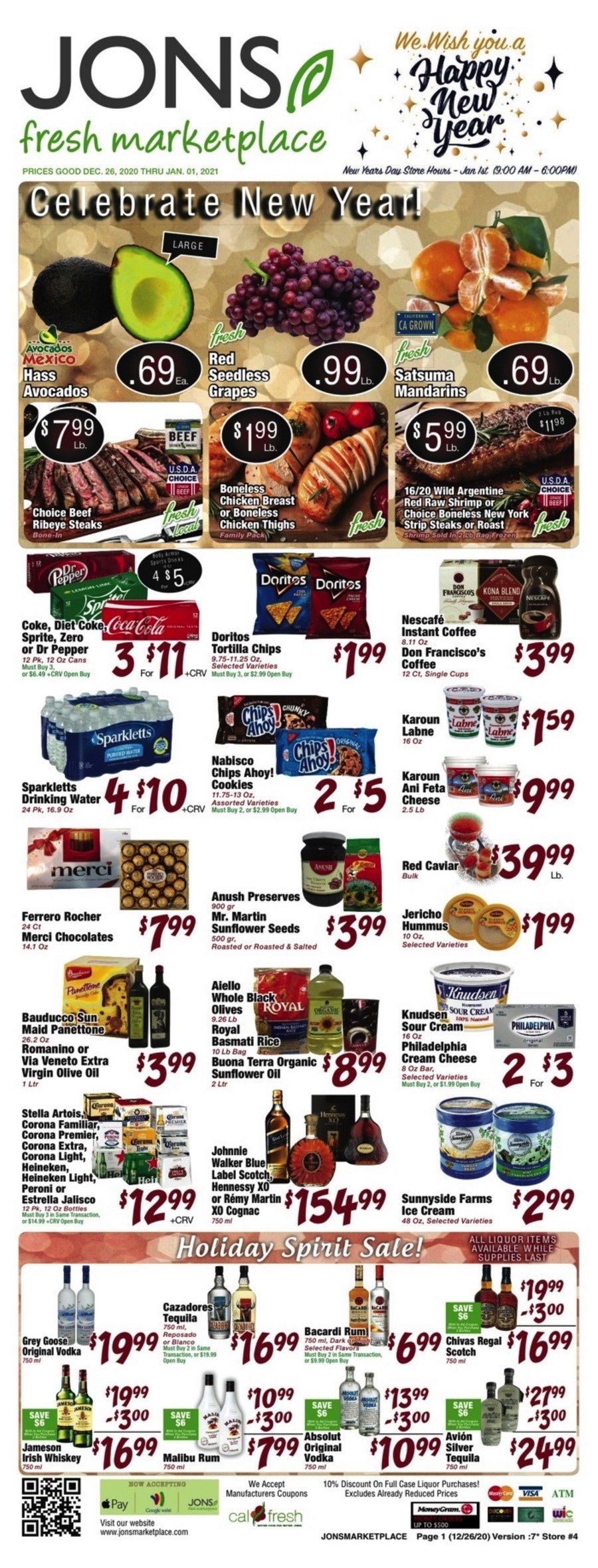 Jons Weekly Ad Dec 26, 2020 – Jan 01, 2021