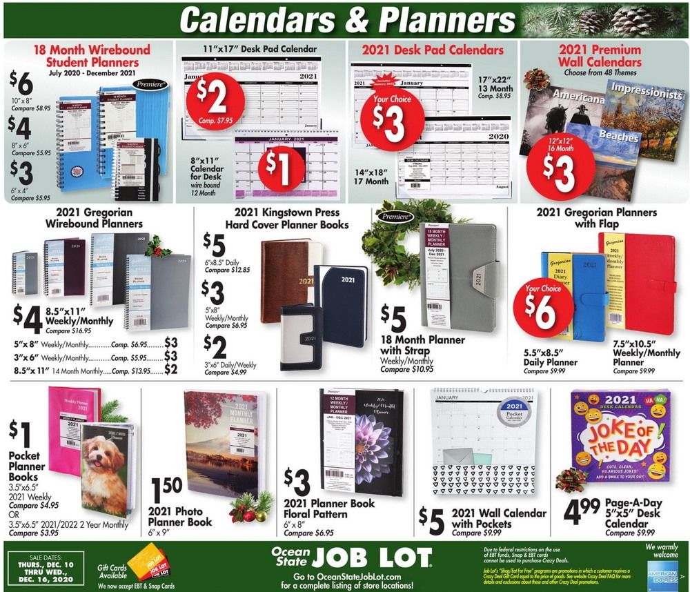 Ocean State Job Lot Weekly Ad Dec 10 – Dec 16, 2020