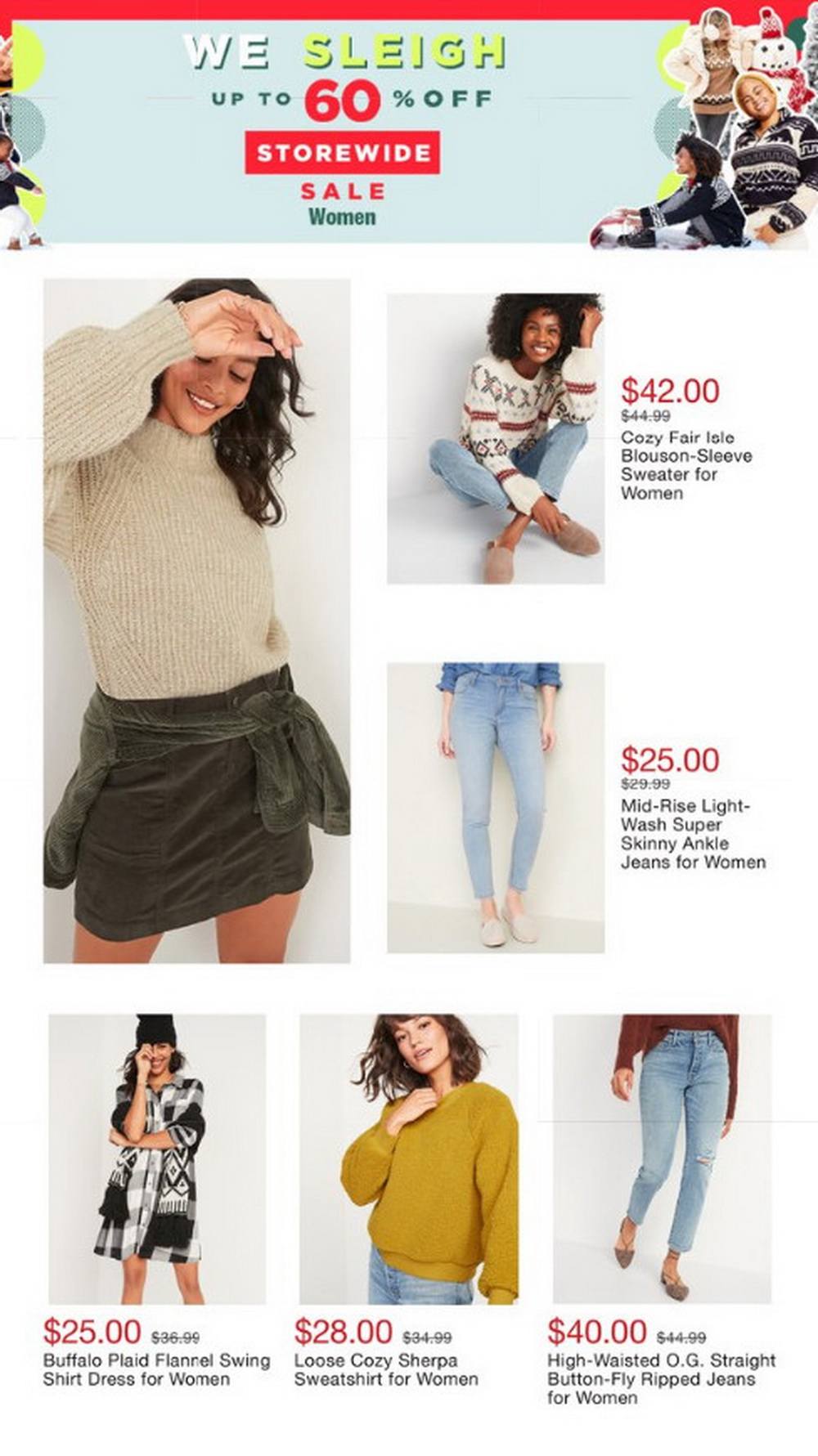 Old Navy Weekly Ad Dec 03 – Dec 07, 2020