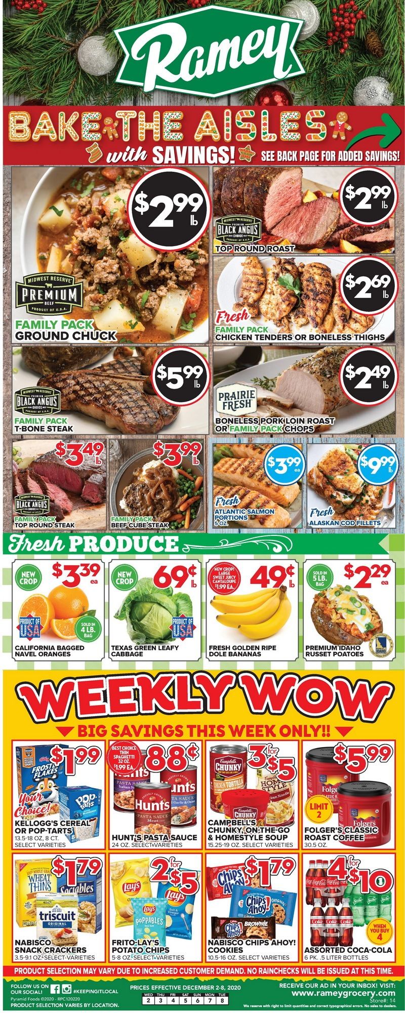 Price Cutter Weekly Ad Dec 02 – Dec 08, 2020