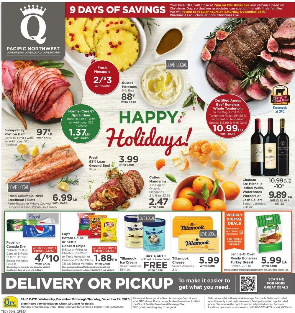 QFC Weekly Ad Dec 16 – Dec 24, 2020