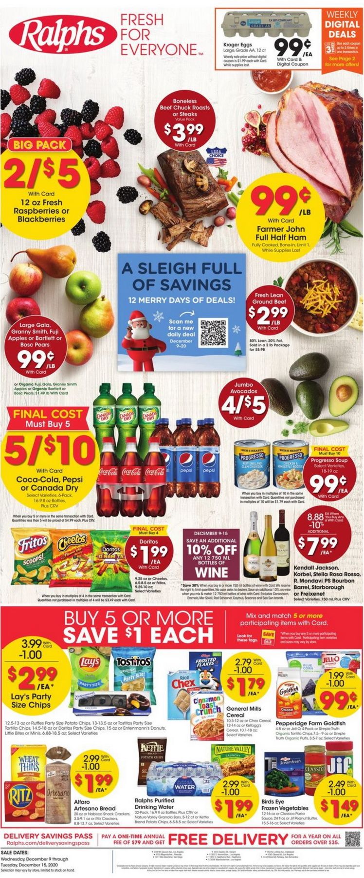 Ralphs Weekly Ad Dec 09 – Dec 15, 2020