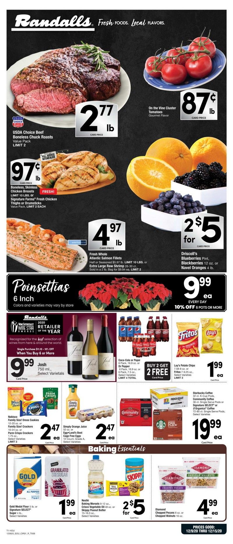Randalls Weekly Ad Dec 09 – Dec 15, 2020
