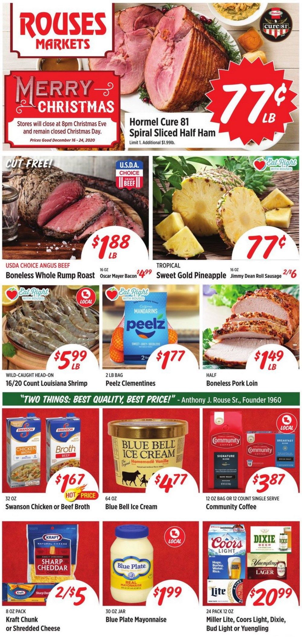Rouses Markets Weekly Ad Dec 16 – Dec 24, 2020