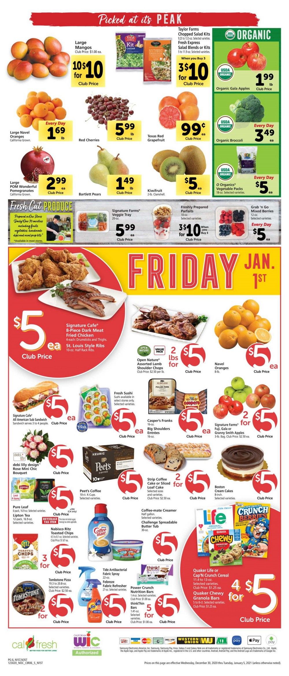 Safeway Weekly Ad Dec 30, 2020 – Jan 05, 2021