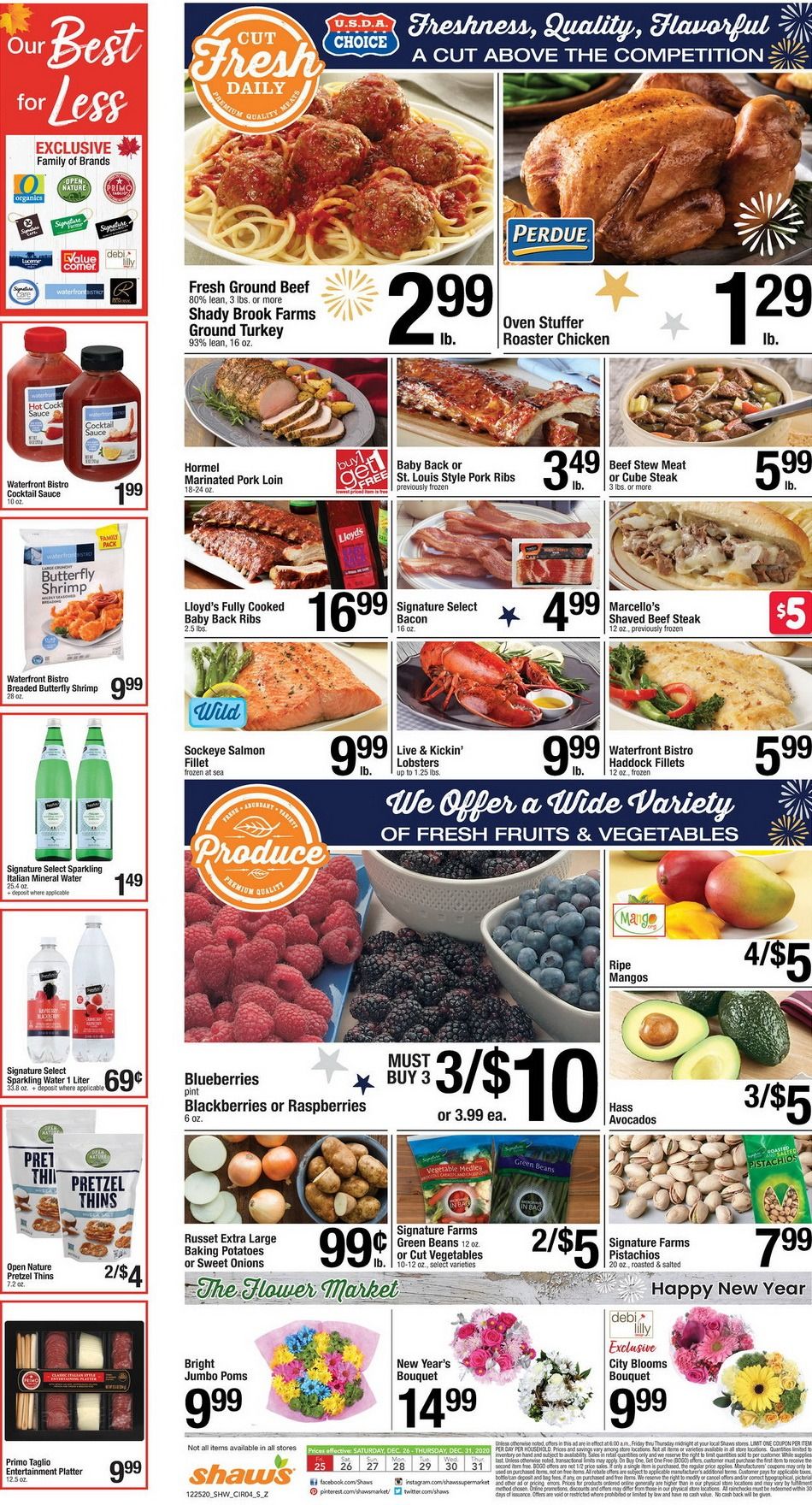 Shaw's Weekly Ad Dec 25 – Dec 31, 2020