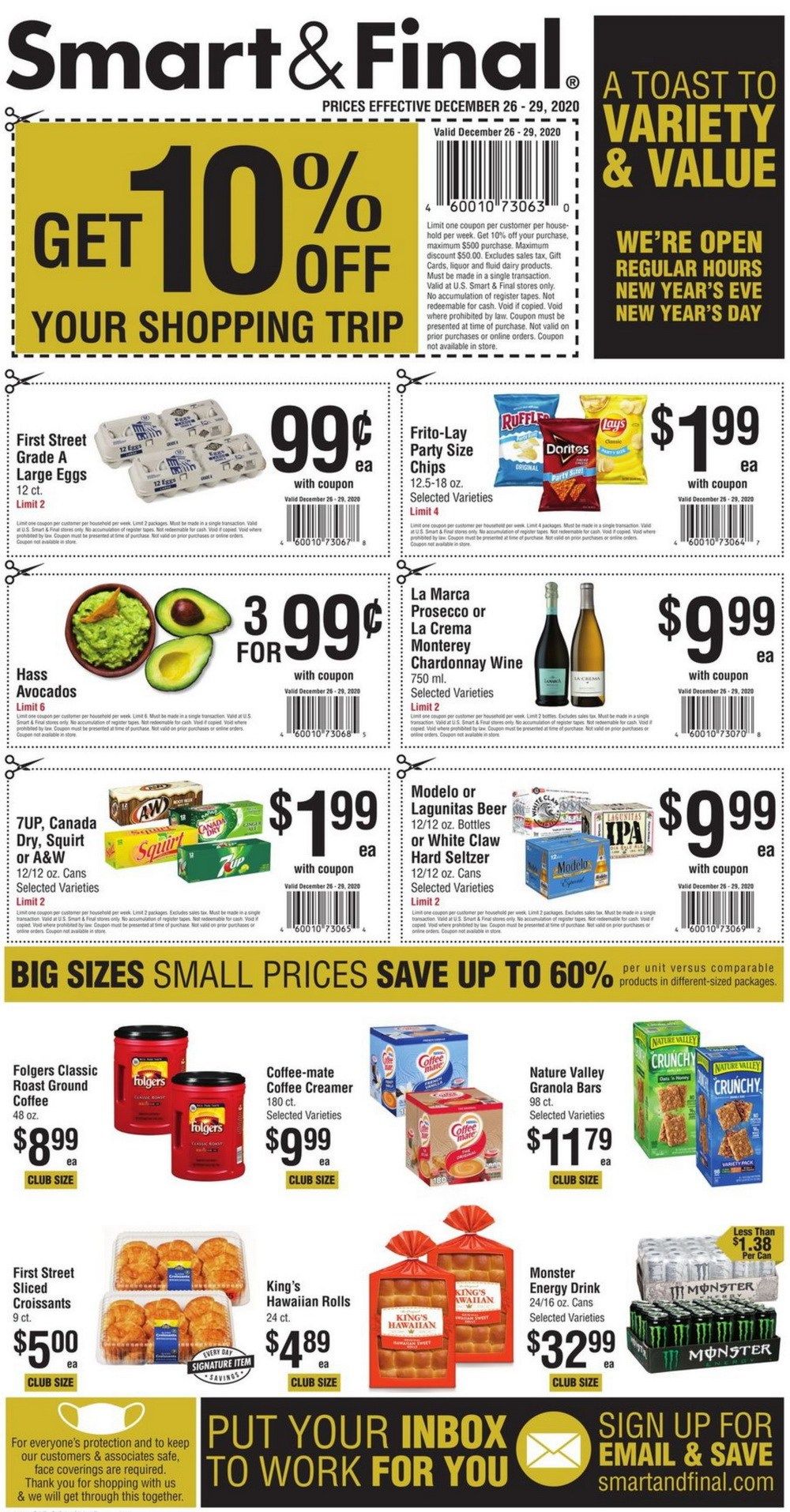 Smart & Final Weekly Ad Dec 26 – Dec 29, 2020