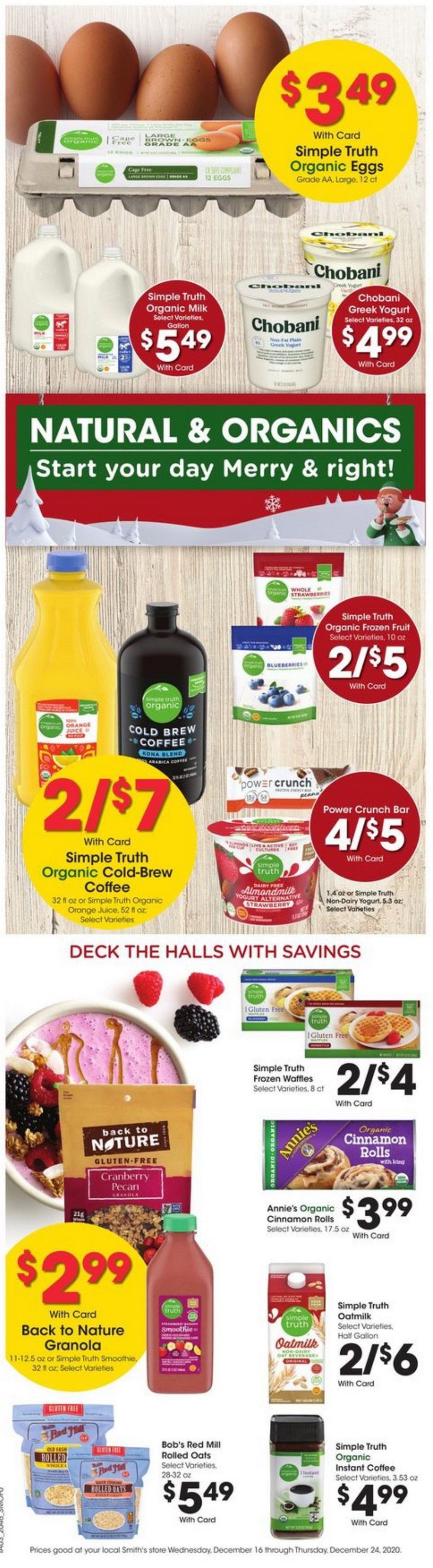Smith's Food and Drug Weekly Circular Dec 16 – Dec 24, 2020