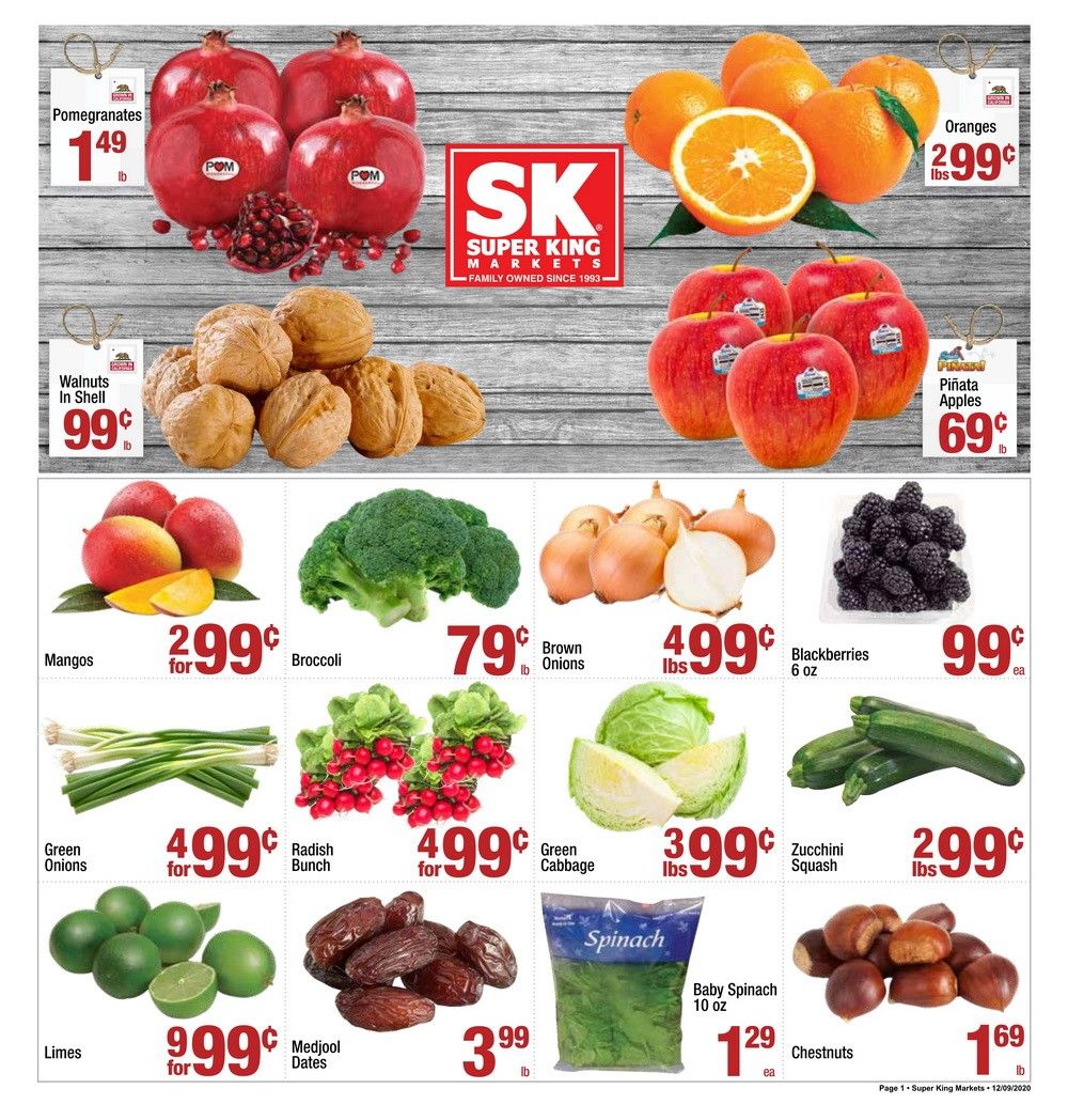 Super King Weekly Ad Dec 09 – Dec 15, 2020