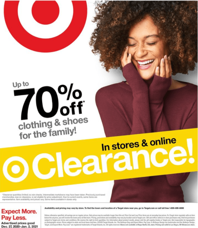 Target Weekly Ad Dec 27, 2020 – Jan 02, 2021