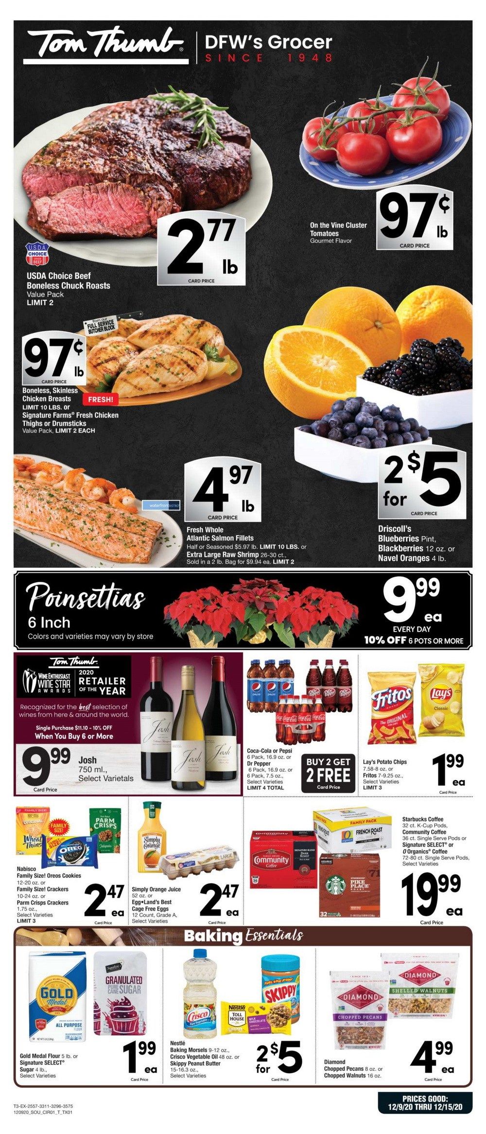 Tom Thumb Weekly Ad Dec 09 – Dec 15, 2020