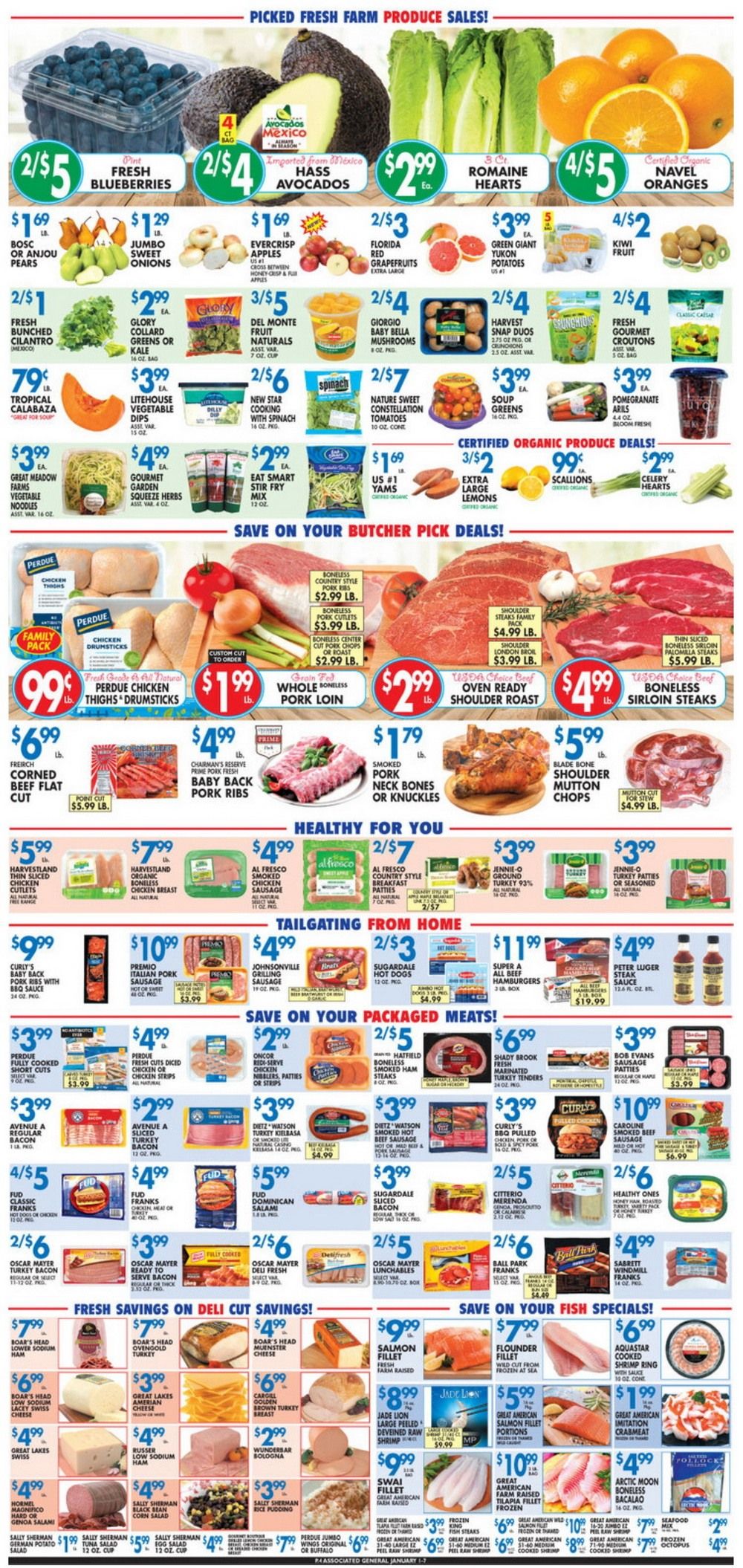 Associated Supermarkets Weekly Ad Jan 01 – Jan 07, 2021