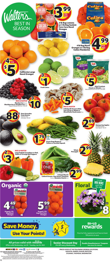 BI-LO Weekly Ad Jan 20 – Jan 26, 2021