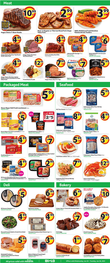 BI-LO Weekly Ad Jan 20 – Jan 26, 2021