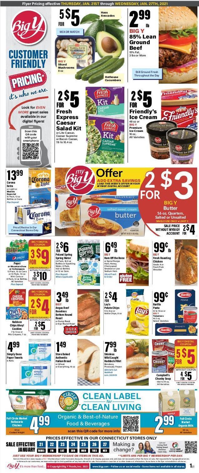 Big Y Weekly Ad Jan 21 – Jan 27, 2021