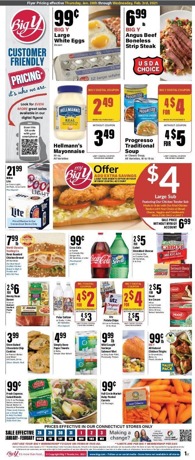 Big Y Weekly Ad Jan 28 – Feb 03, 2021