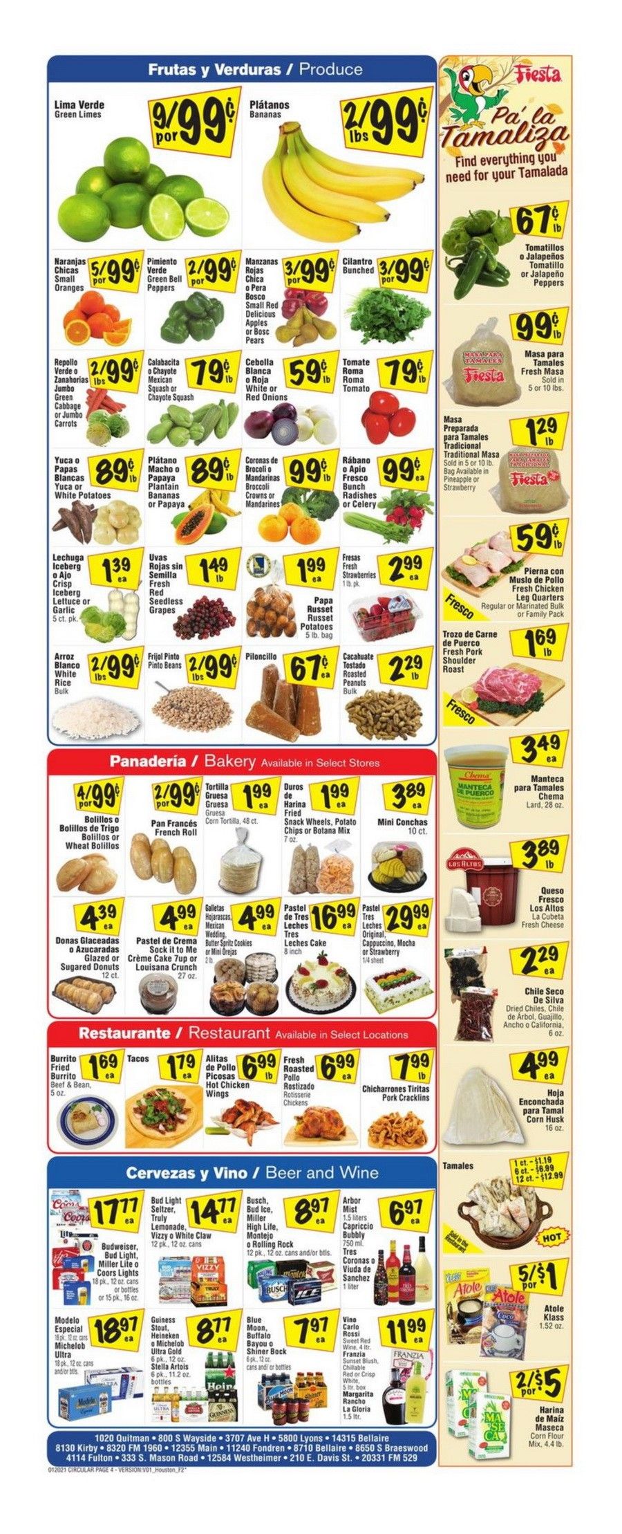 Fiesta Mart Weekly Ad Jan 20 – Jan 26, 2021