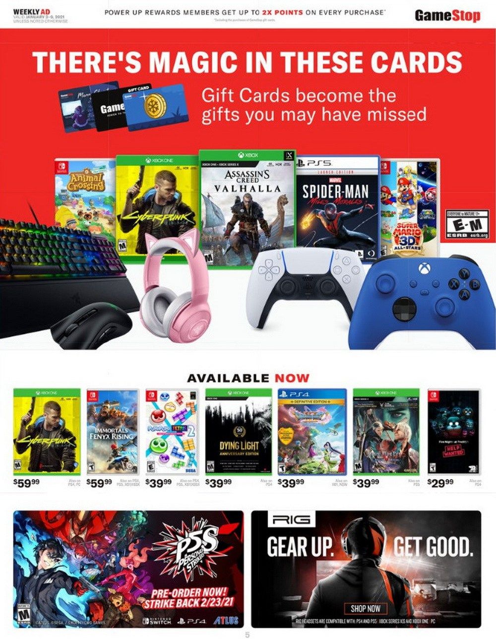 GameStop Weekly Ad Jan 03 – Jan 09, 2021