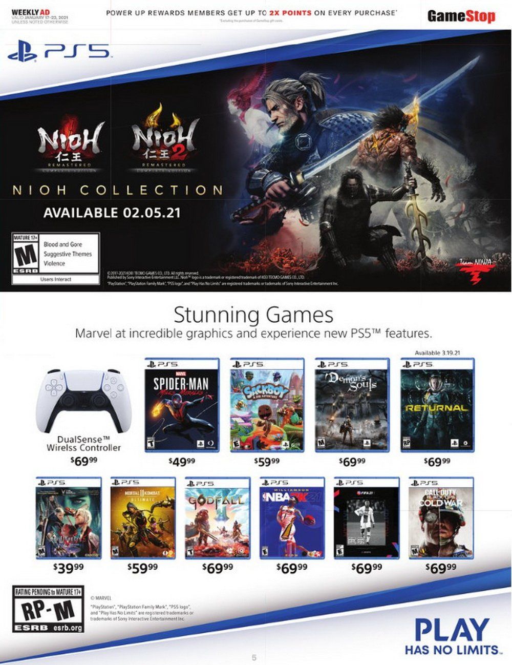 GameStop Weekly Ad Jan 17 – Jan 23, 2021
