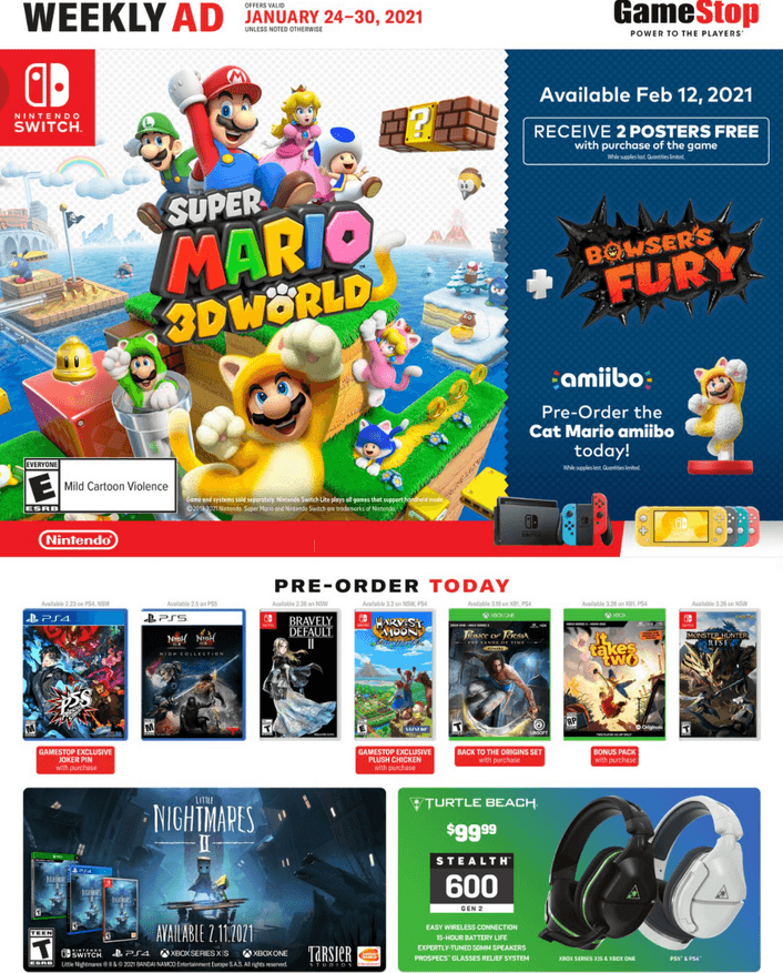 GameStop Weekly Ad Jan 24 – Jan 30, 2021