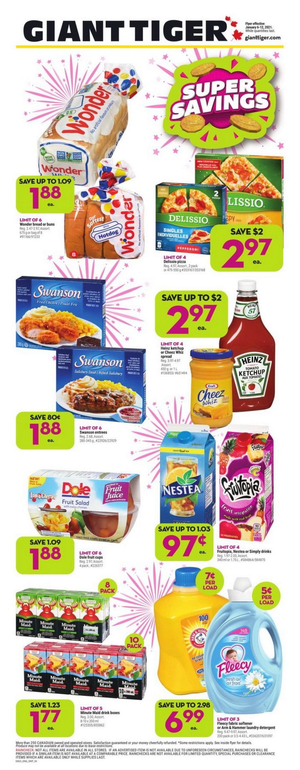 Giant Tiger Weekly Ad Jan 06 – Jan 12, 2021