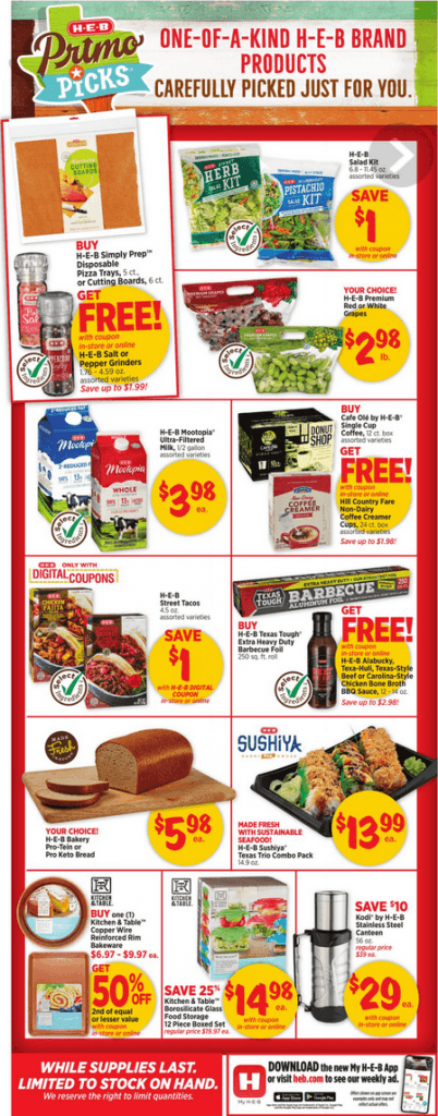 HEB Weekly Ad Jan 20 – Jan 26, 2021