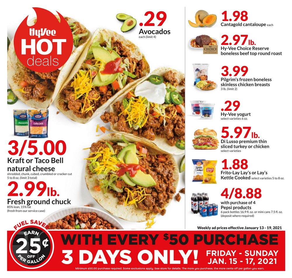 Hy-Vee Weekly Ad Jan 13 – Jan 19, 2021