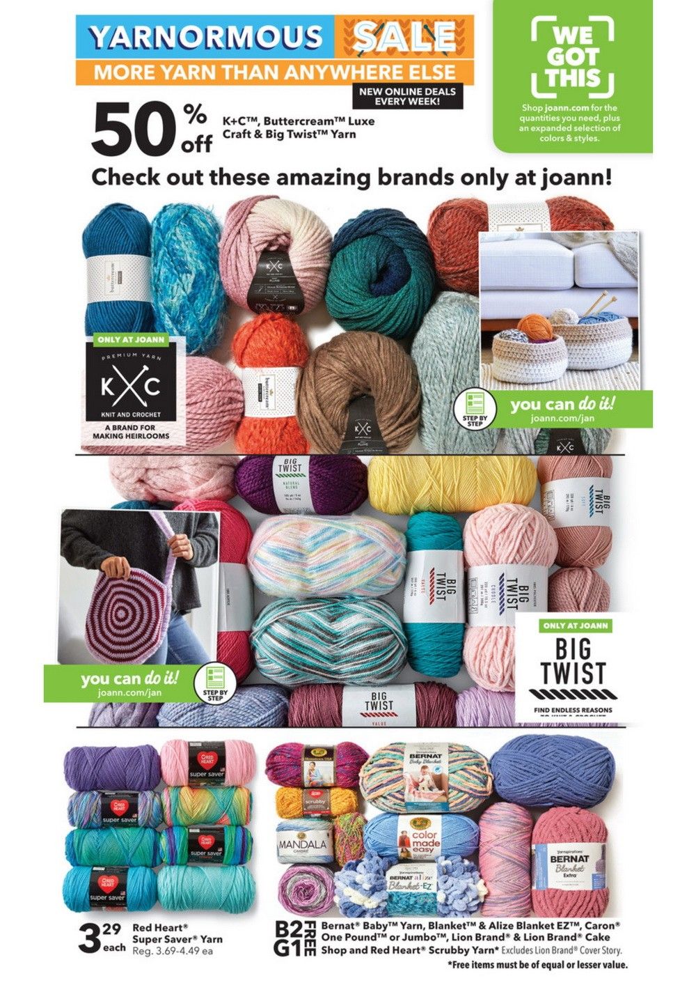 Jo-Ann Weekly Ad Jan 21 – Feb 10, 2021